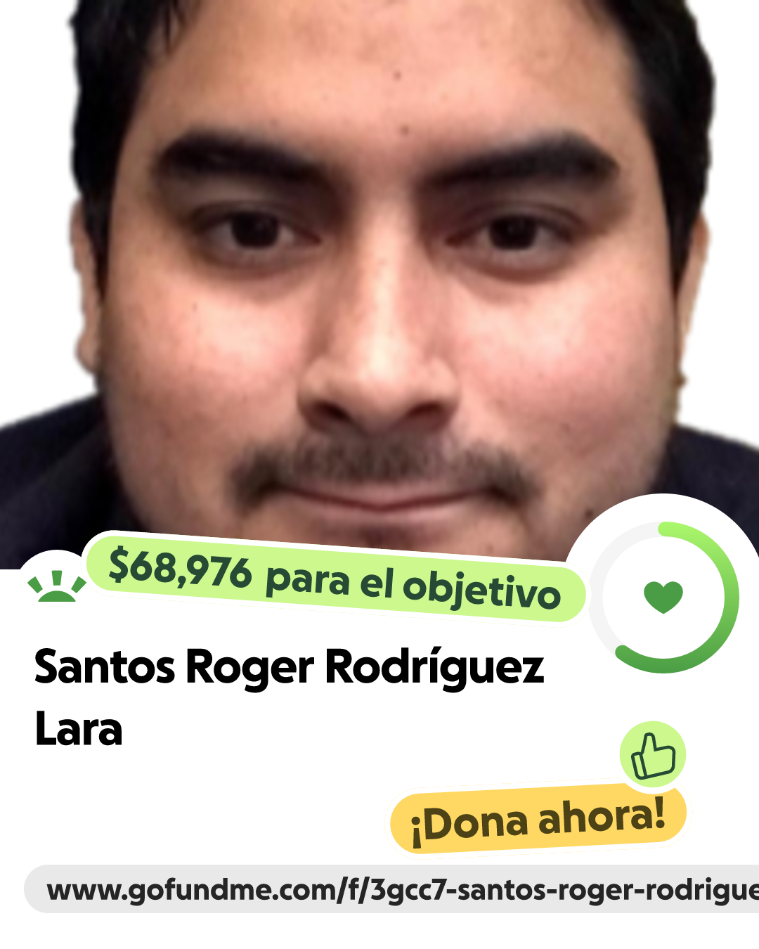 Fundraiser by Consultora Marco MKT : Santos Roger Rodríguez Lara