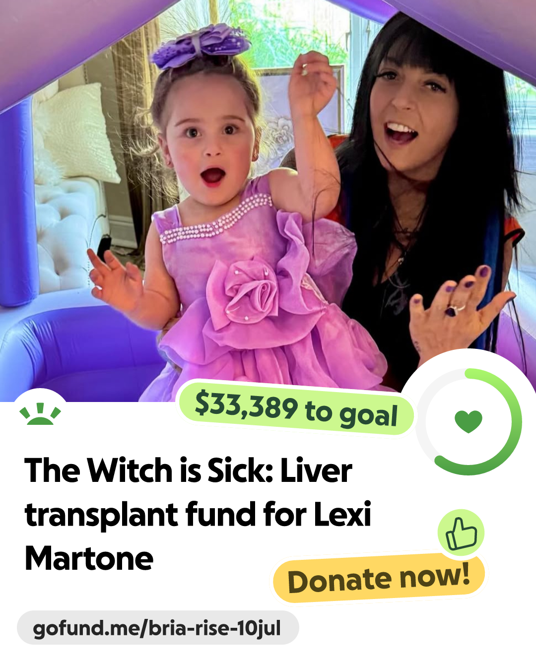 Fundraiser by Bria Martone : The Witch is Sick: Liver transplant fund ...