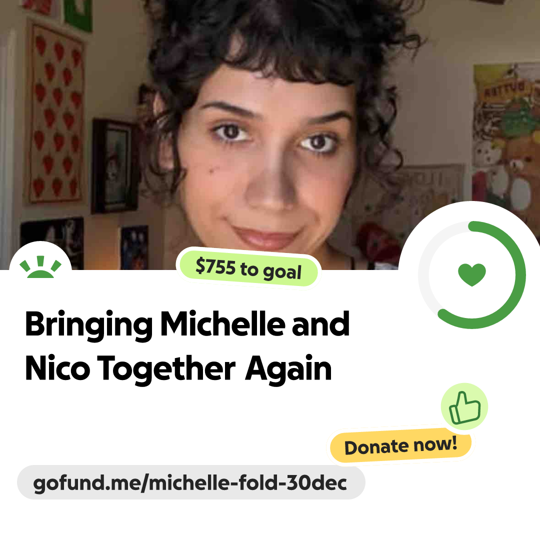 Fundraiser by Michelle Martinez : Bringing Michelle and Nico Together Again