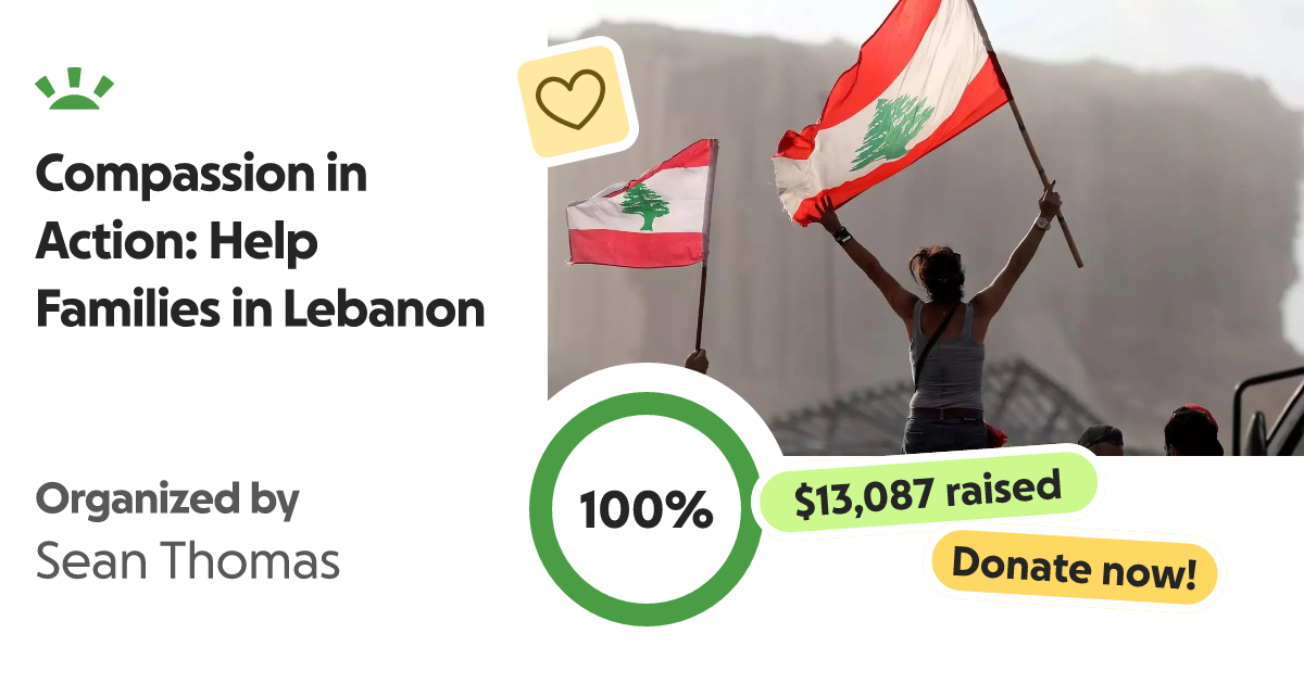 Fundraiser by Sean Thomas : Compassion in Action: Help Families in Lebanon