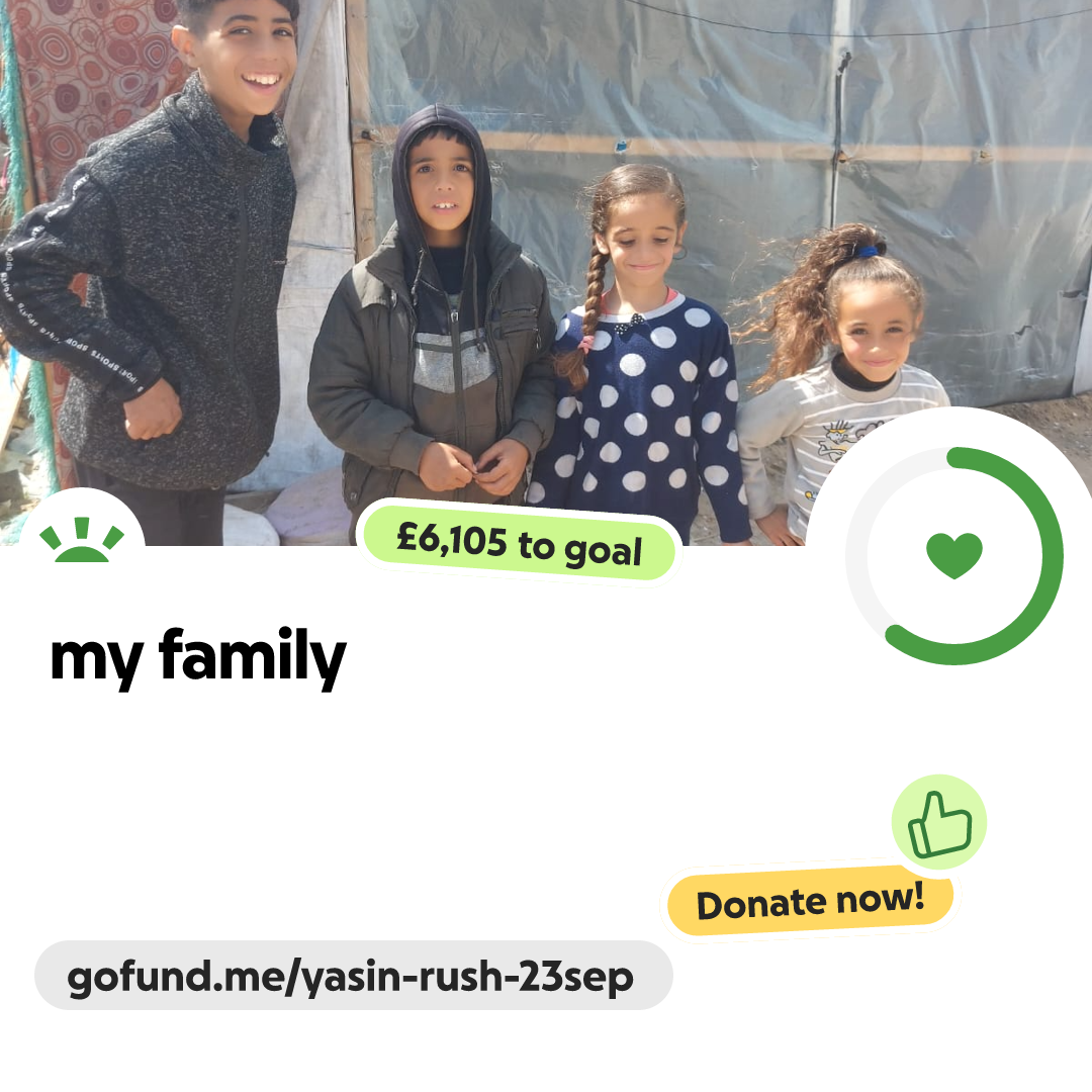 Fundraiser by Yasin Hussain : my family