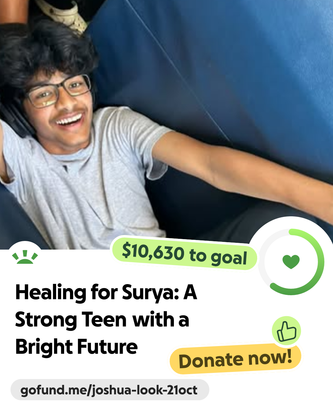 Fundraiser for PRANEETH Mandalapu by Joshua Chung : Healing for Surya ...
