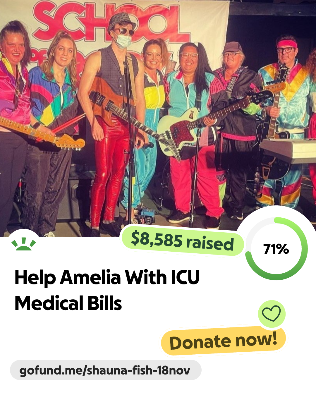 Fundraiser for Amelia Nowak by Shauna Baska : Help Amelia With ICU ...