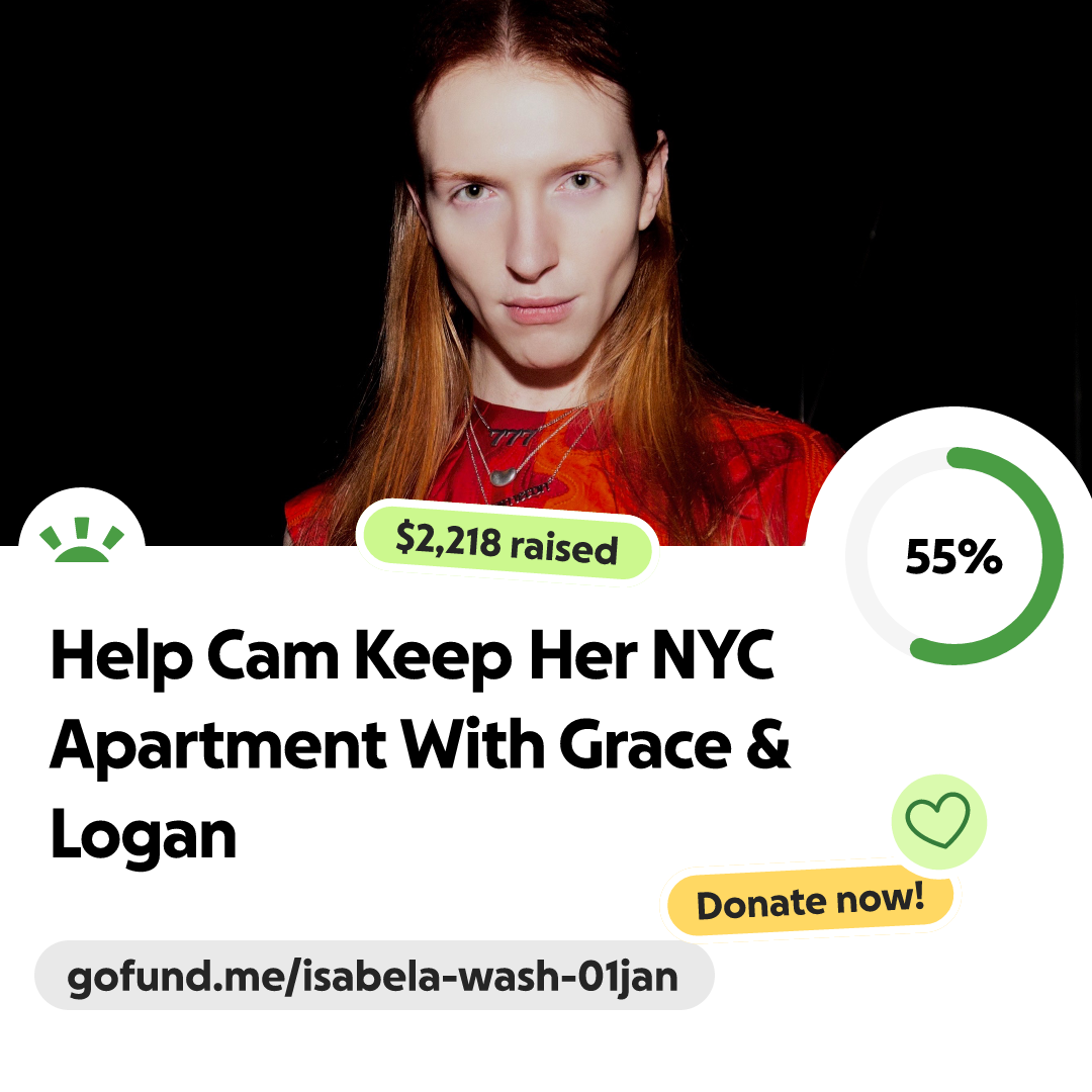 Fundraiser by Isa Weeks : Help Cam Keep Her NYC Apartment With Grace & Logan