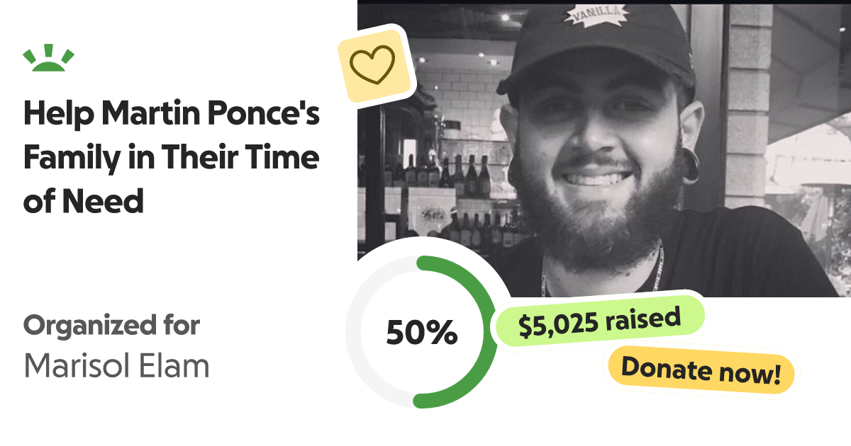 Fundraiser for Marisol Elam by Sandy-Candy Pu'a : Help Martin Ponce's ...