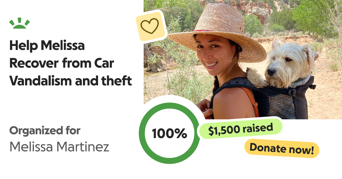 Fundraiser for Melissa Martinez by Karla Martinez : Help Melissa Recover from Car Vandalism and ...