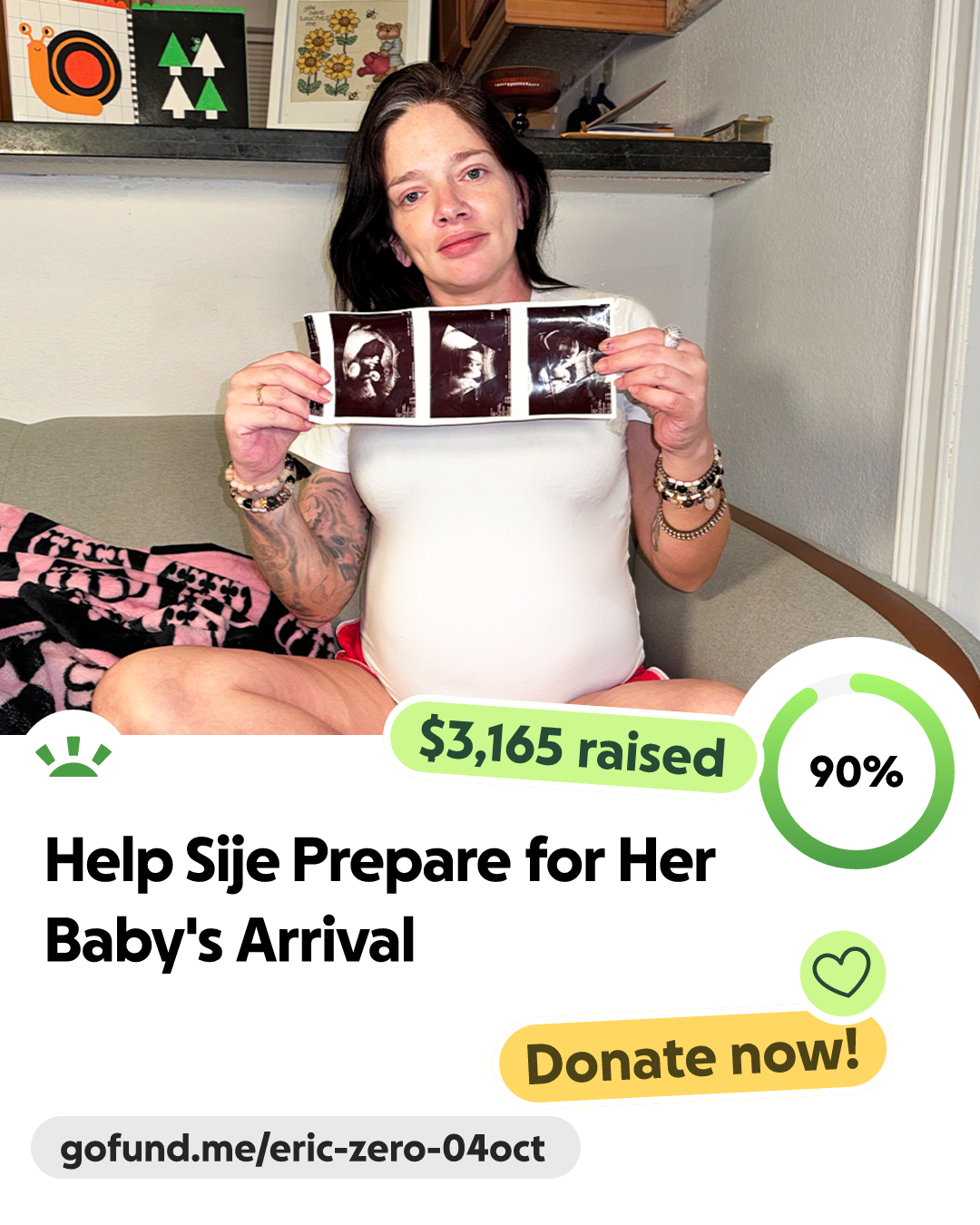 Fundraiser for Jonathan Gilmore by Eric Bridges : Help Sije Prepare for Her Baby's Arrival