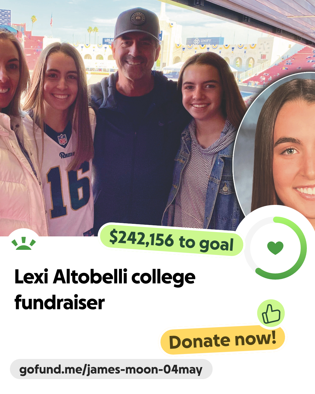 Fundraiser for Alexis Altobelli by James Guerinot : Lexi Altobelli ...