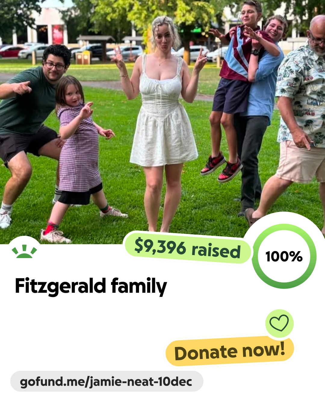 Fundraiser for Steve Fitzgerald by Jamie Swords : Fitzgerald family