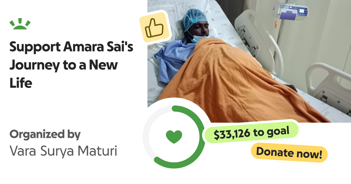 Fundraiser by Vara Surya Maturi : Support Amara Sai's Journey to a New Life