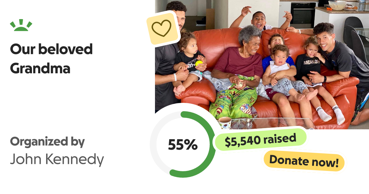 Spendenaktion von Nicky Kennedy: Our beloved Grandma