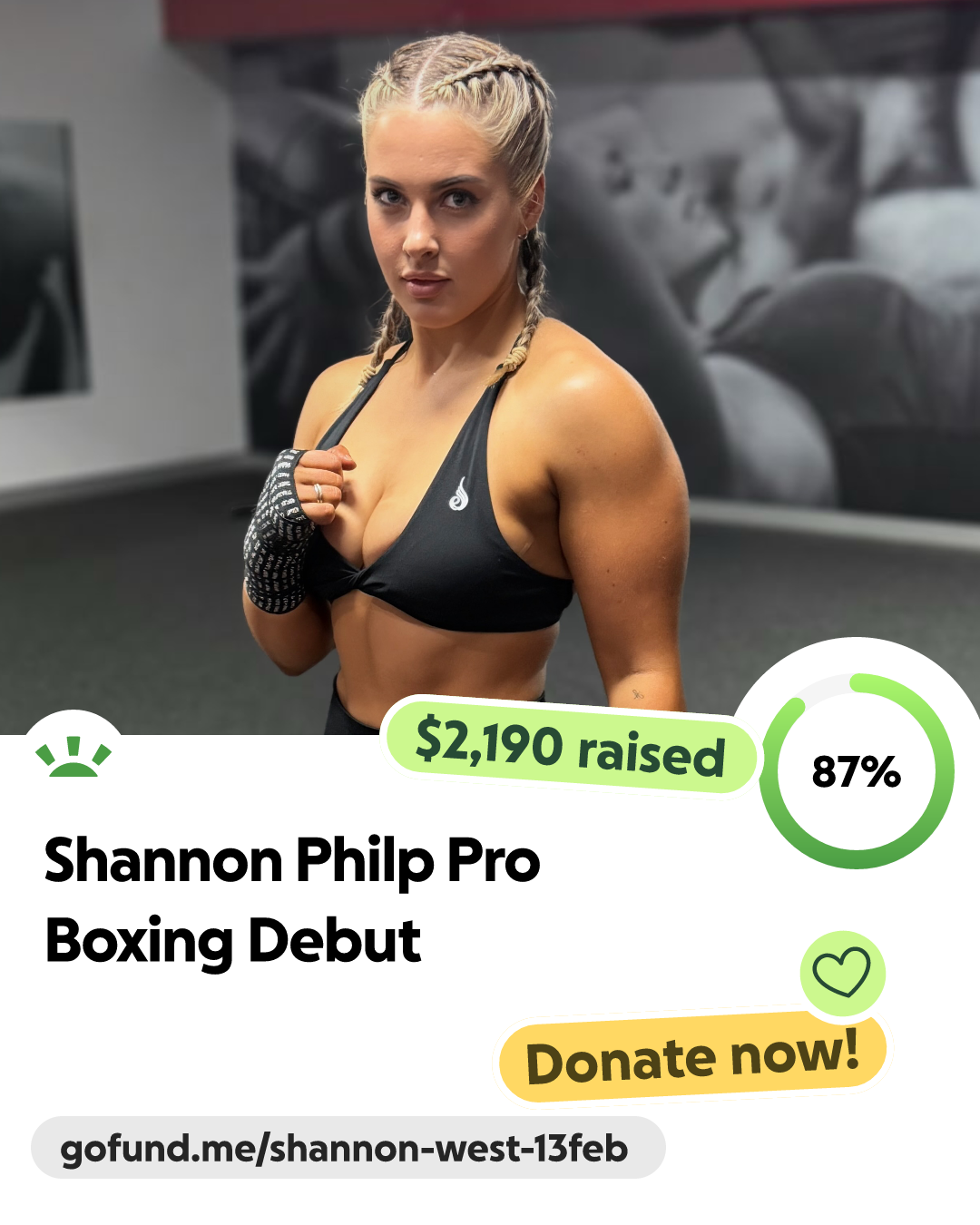 Fundraiser by Shannon Rose : Shannon Philp Pro Boxing Debut
