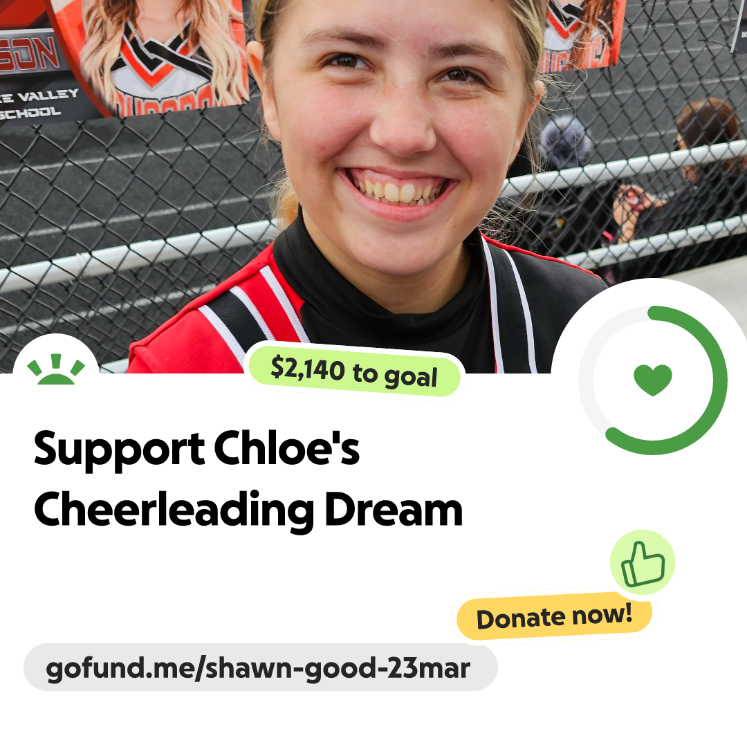 Fundraiser by Shawn Mihalovits : Support Chloe's Cheerleading Dream