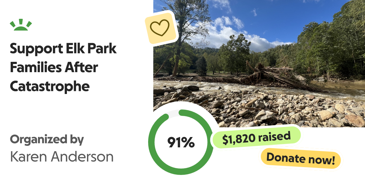 Fundraiser by Karen Anderson : Support Elk Park Families After Catastrophe