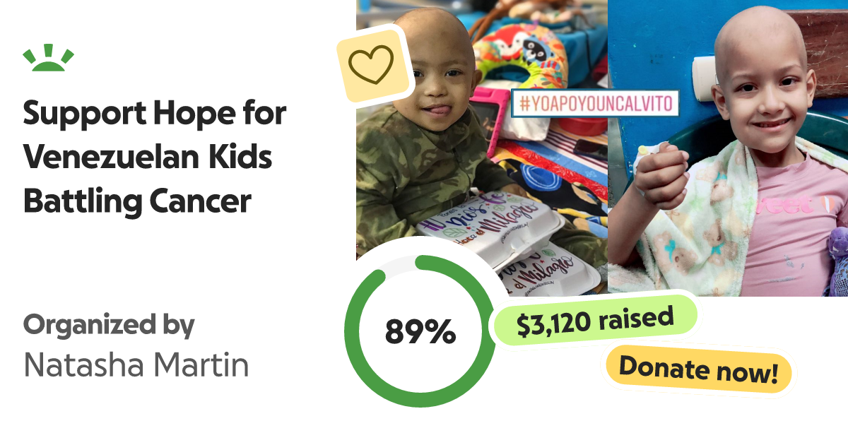 Fundraiser by Natasha Martin : Support Hope for Venezuelan Kids ...