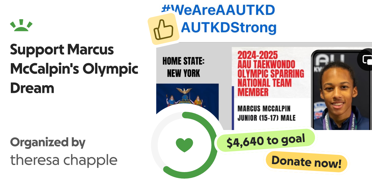 Fundraiser by theresa chapple : Support Marcus McCalpin's Olympic Dream