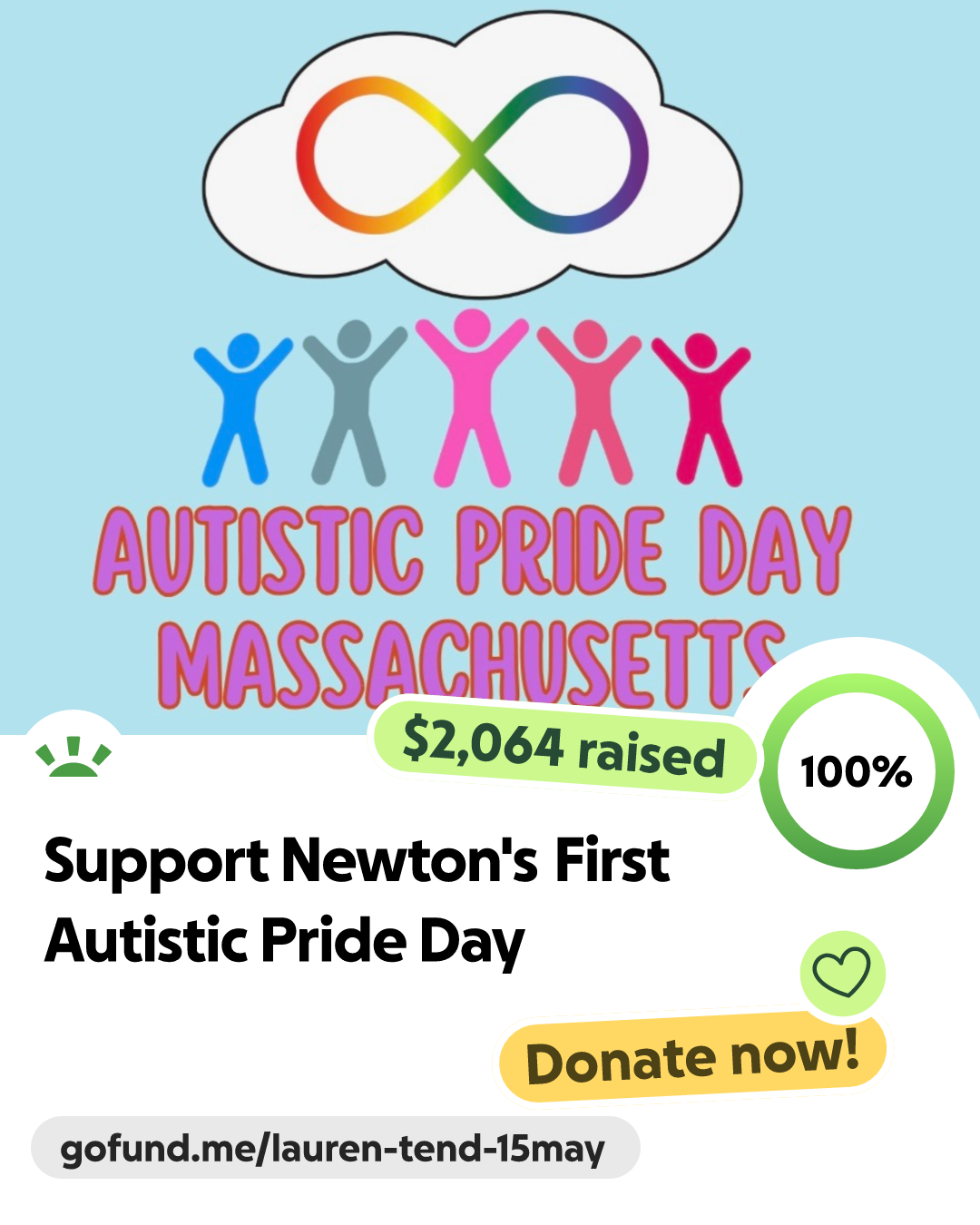 Fundraiser by Lauren Dale : Support Newton's First Autistic Pride Day