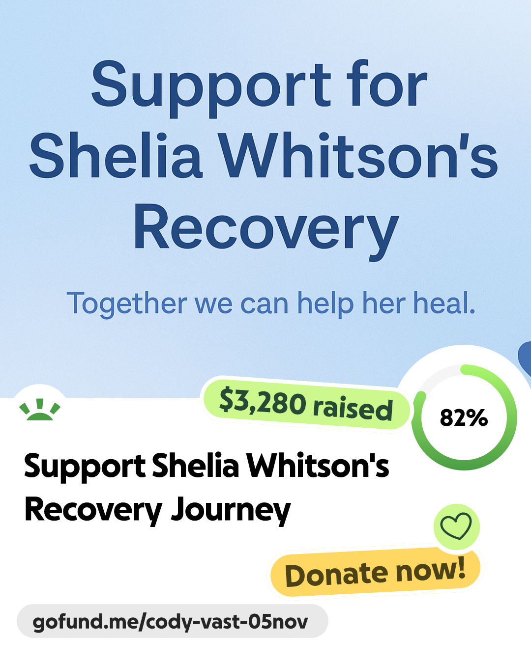 Fundraiser for Shelia Whitson by Cody Bryan : Support Shelia Whitson's ...