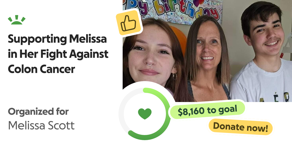 Fundraiser for Melissa Scott by Alexis Murray : Supporting Melissa in ...